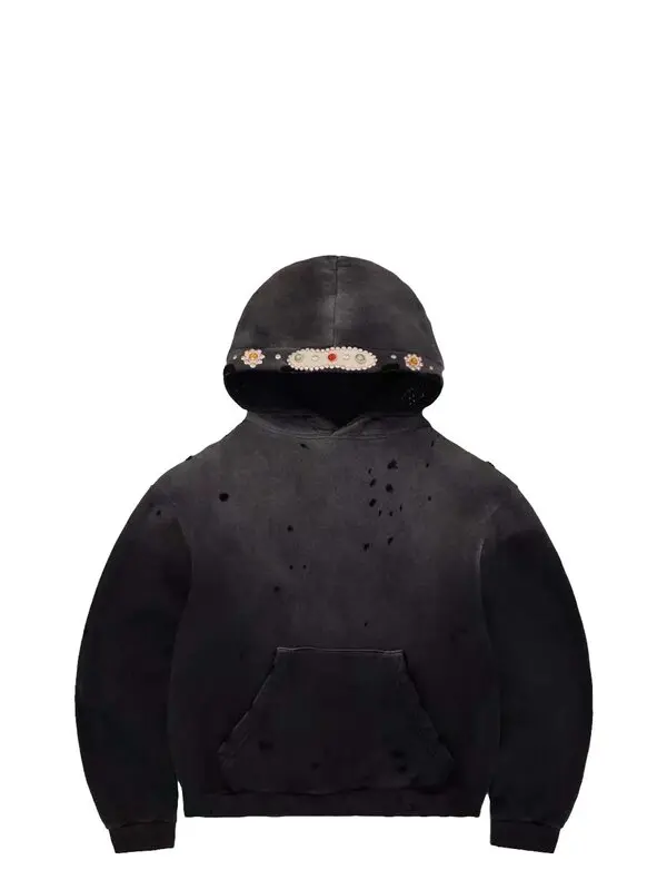 BRAVEST STUDIOS Sapphire Distressed Hoodie - Black