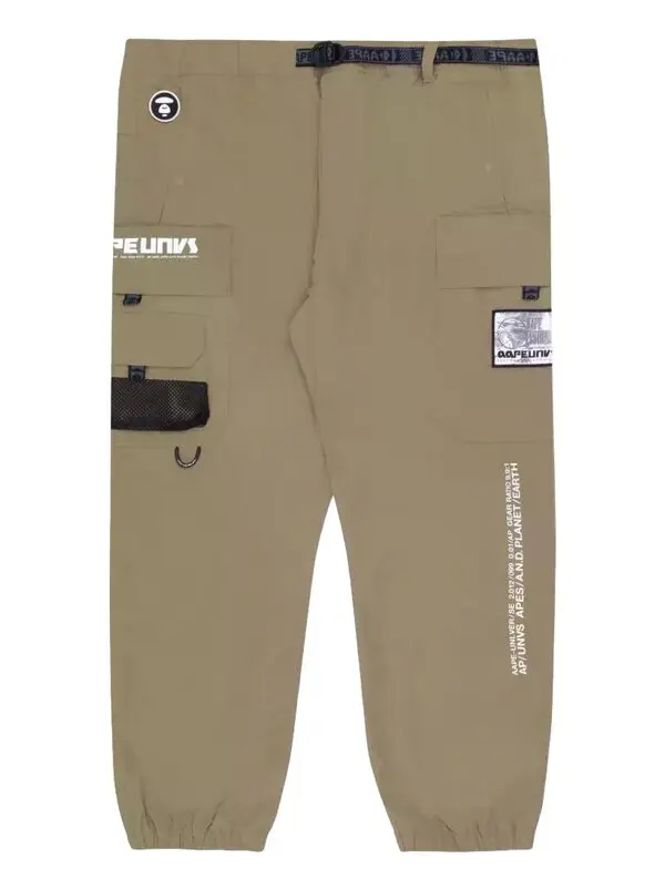 AAPE BY *A BATHING APE Ap/unvs Belted Cargo Pants - Black