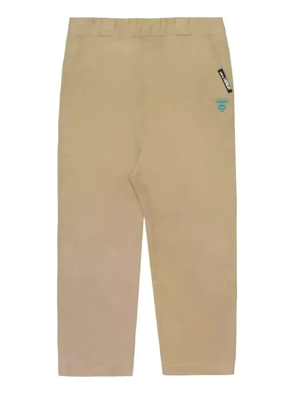 AAPE BY *A BATHING APE Embroidered Chino Trousers - Black