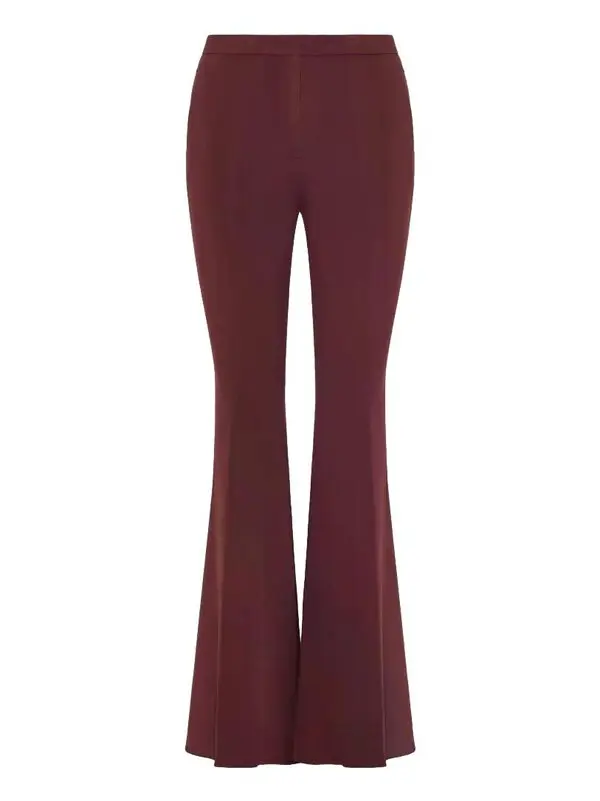 Etro Pressed-crease Flared Trousers - Red