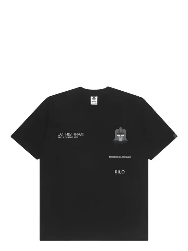 AAPE BY *A BATHING APE X Sebastian Schwamm Graphic-print T-shirt - Black