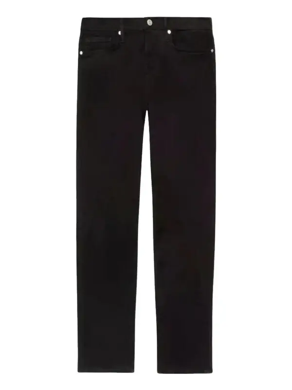 FRAME Slim-fit Five-pocket Jeans - Black
