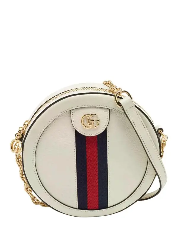 Gucci Ophidia Round Shoulder Bag - Neutrals