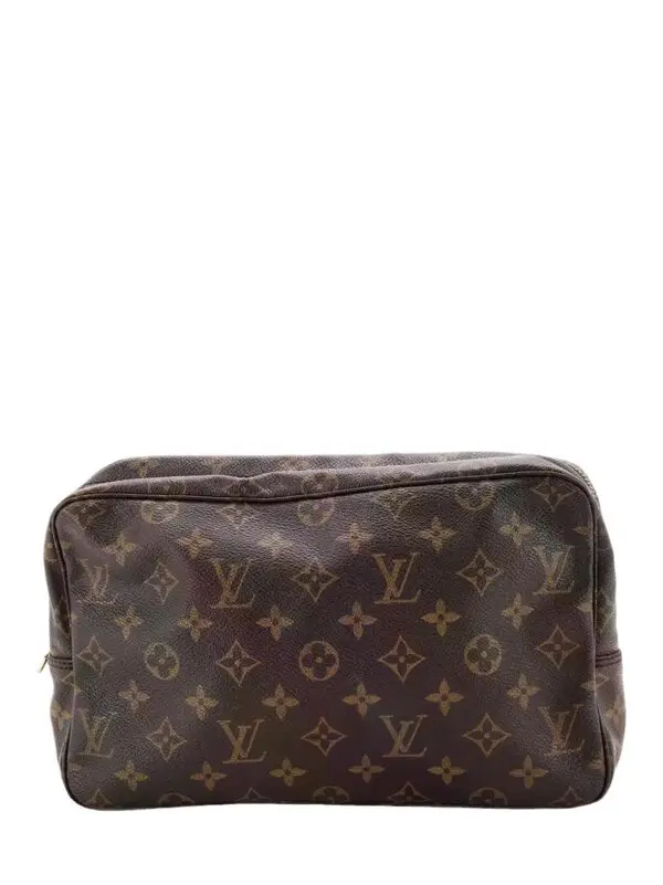 LOUIS VUITTON Trousse Toiletry Monogram Canvas 28 Pouch - Brown