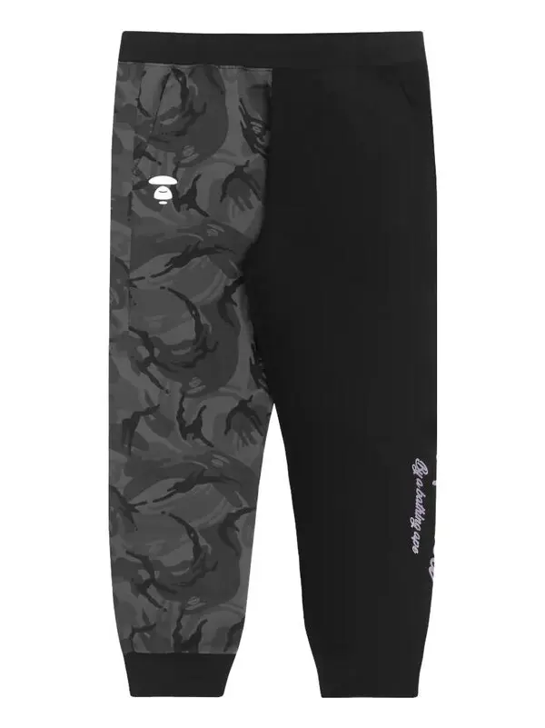 AAPE BY *A BATHING APE Logo-print Track Pants - Black