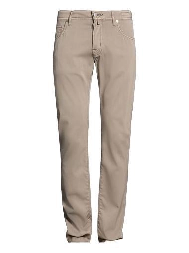JACOB COHЁN Pants Taupe Size Virgin Wool, Elastane - Grey