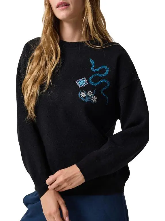 Spiritual Gangster Night Life Banks Sweater - Black