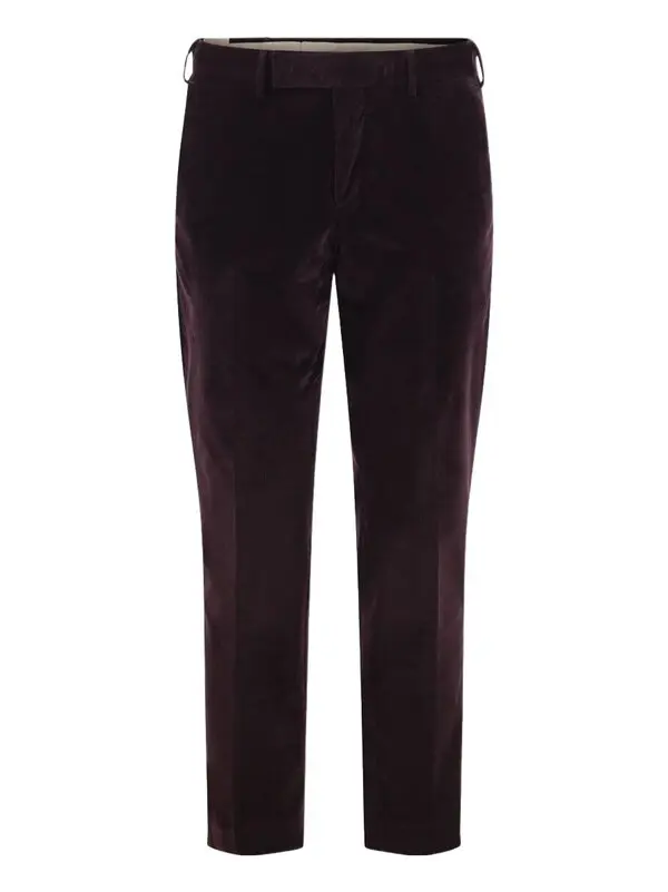 PT TORINO Casual Trousers With Belt Loops - Black