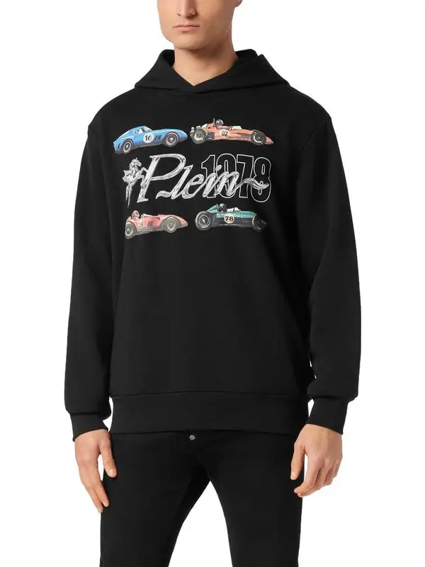 Philipp Plein Hoodie Sweatshirt Bsm - Black