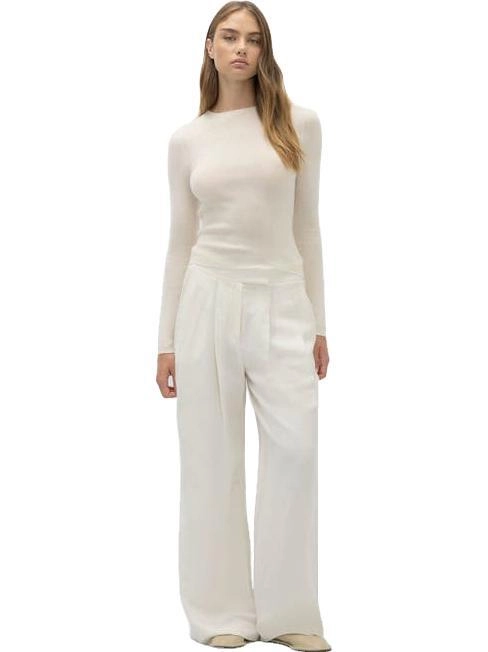 Naked Cashmere Amber Cashmere Crewneck - Ecru