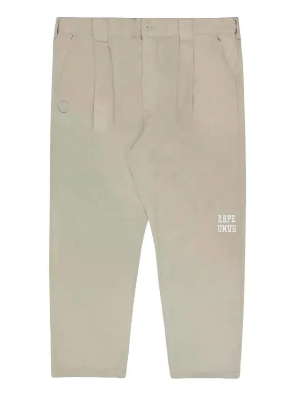 AAPE BY *A BATHING APE Moonface Trousers - Neutrals