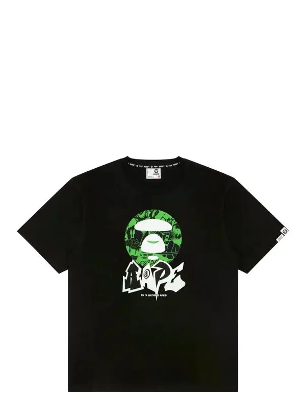 AAPE BY *A BATHING APE Graphic-print T-shirt - Blue