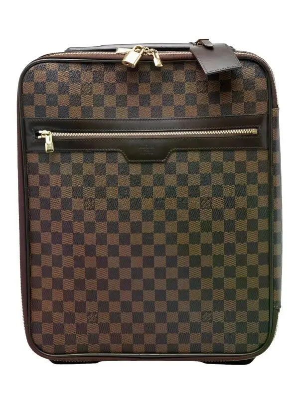 LOUIS VUITTON 2012 Damier Ebene Pegase 45 Travel Bag - Brown