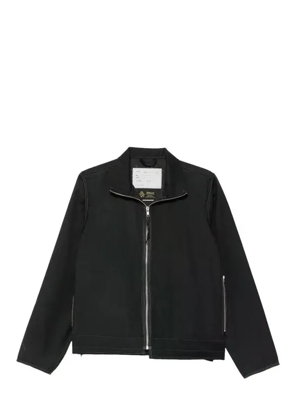 CAMIEL FORTGENS Zip-up Overshirt - Black