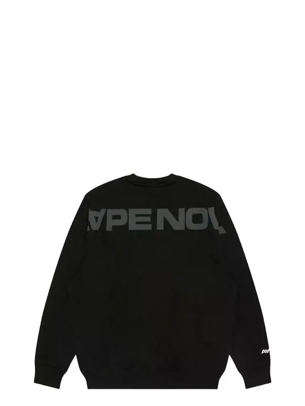 AAPE BY *A BATHING APE Aapenow Moonface Logo-print Sweatshirt - Black