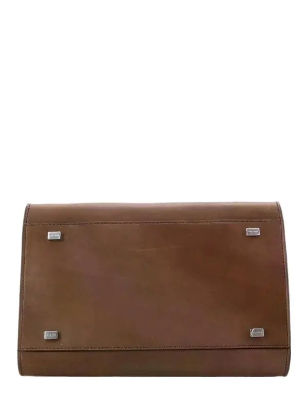 THE ROW Margaux Leather 12 Tote Bag - Brown