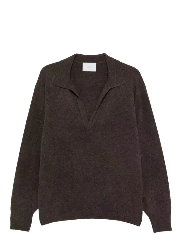 SSSTEIN V-neck Sweater - Brown