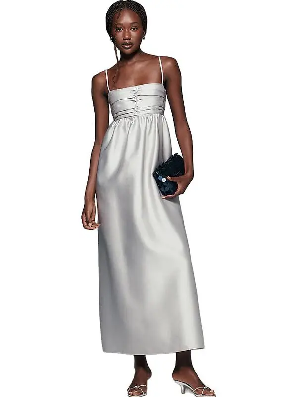RMN Sloane Maxi Dress - Silver