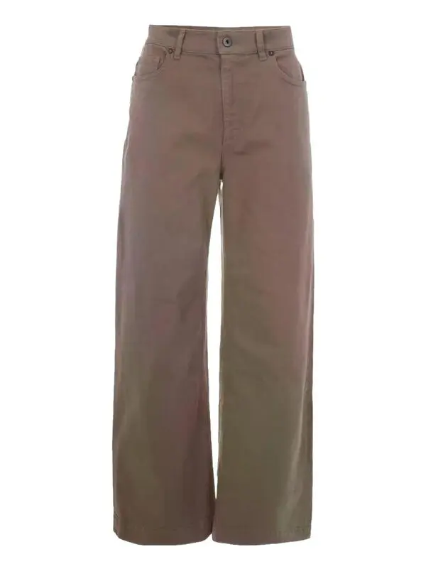P.a.r.o.s.h Wide-leg Trousers - Neutrals