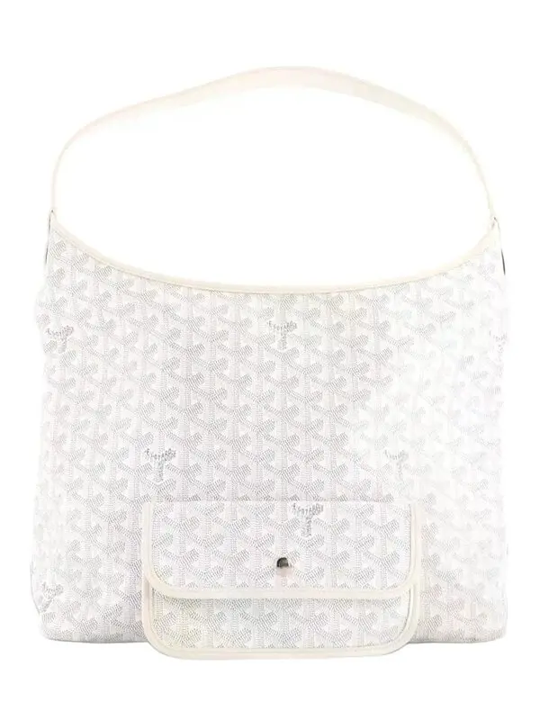 Goyard Boheme Coated Canvas Hobo Bag - White