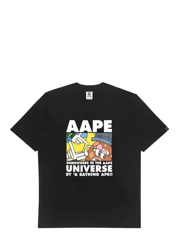 AAPE BY *A BATHING APE Eric Inkala Aaper Graphic T-shirt - Black