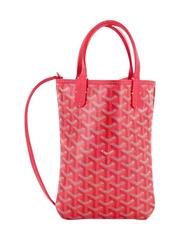 Goyard Poitiers Coated Canvas Mini Tote Bag - Crimson