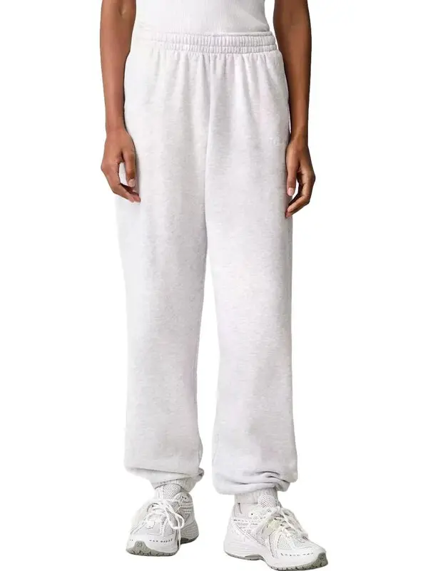 Sporty & Rich Brianno Serif Elasticated Track Pants - Grey