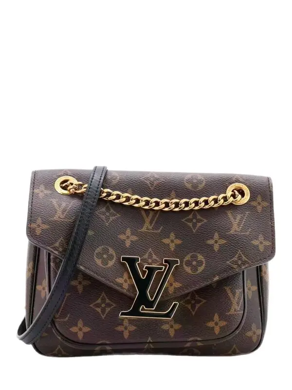 LOUIS VUITTON Passy Handbag Monogram Canvas Crossbody Bag - Brown