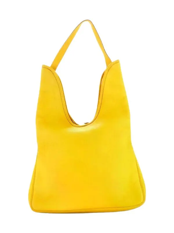 Hermès Massai Bag Leather 32 Hobo Bag - Yellow