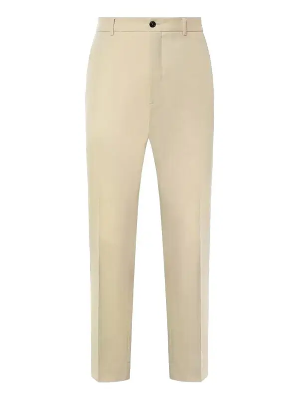 BE ABLE Elasticated-waistband Tailored Trousers - Neutrals