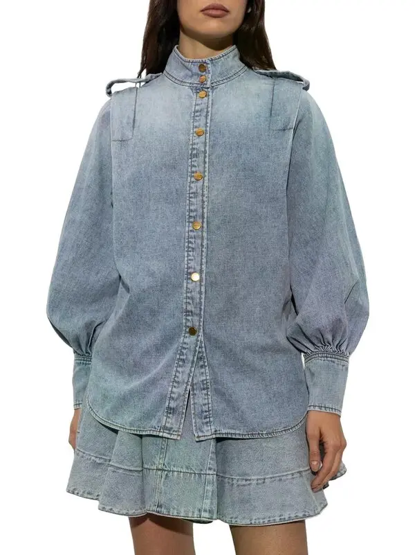 Zimmermann Denim Utility Shirt - Blue