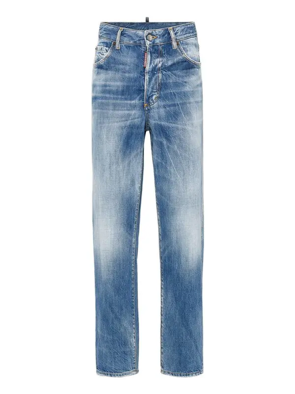 Dsquared2 Light Vintage Wash Boston Jeans - Blue
