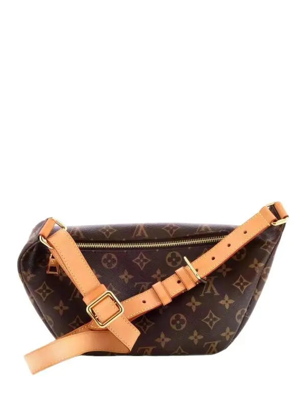 LOUIS VUITTON Bum Bag Monogram Canvas Belt Bag - Brown