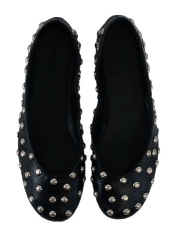 Gimaguas Bailarina Studded Flat Shoes - Black
