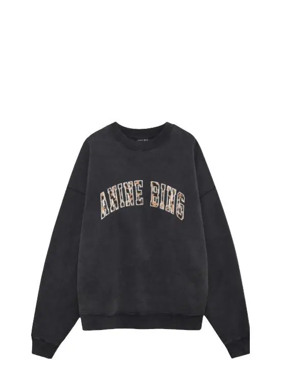 ANINE BING Long-sleeved Sweatshirt - Black