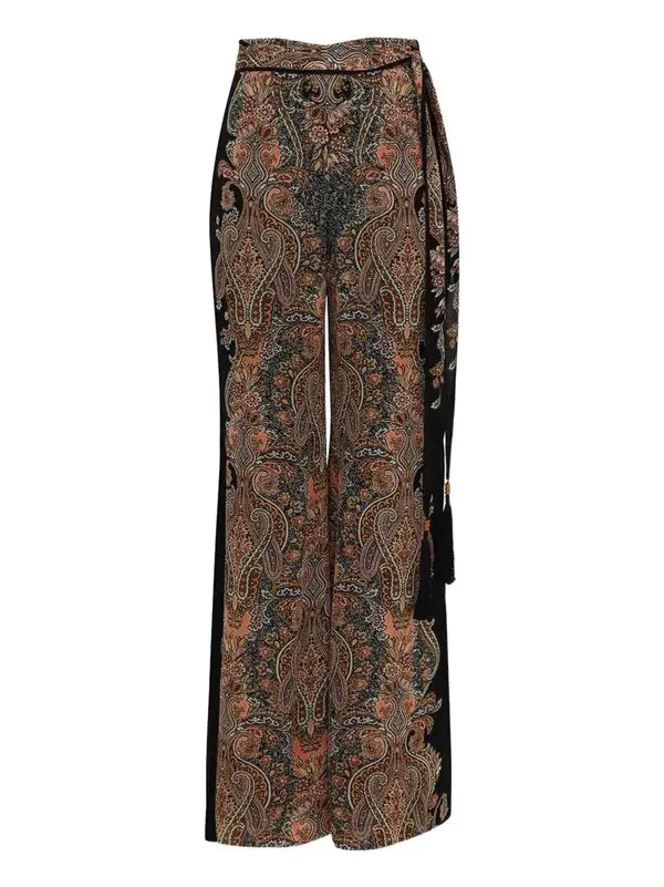 Zimmermann Clash Georgette Pant - Black