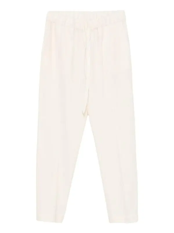 SEMICOUTURE Drawstring Casual Pants - White