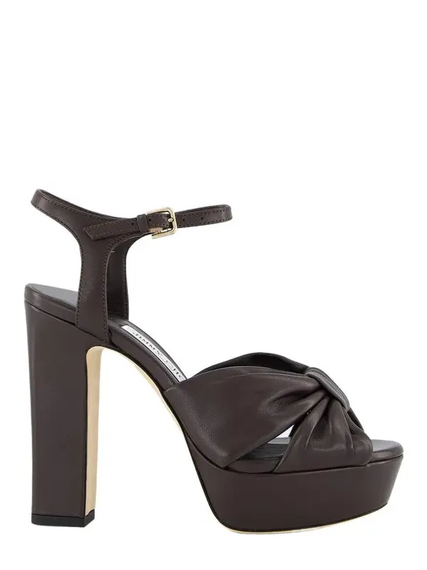 JIMMY CHOO Open-toe High-heeled Sandals - Black