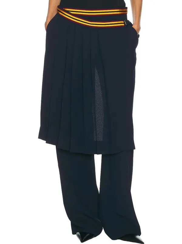 Dries Van Noten Prestona Pant - Navy