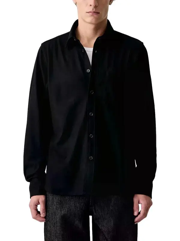 Rag & Bone Long-sleeved Button-down Shirt - Black