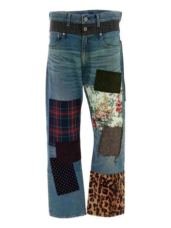 Junya Watanabe Patchwork Jeans - Blue