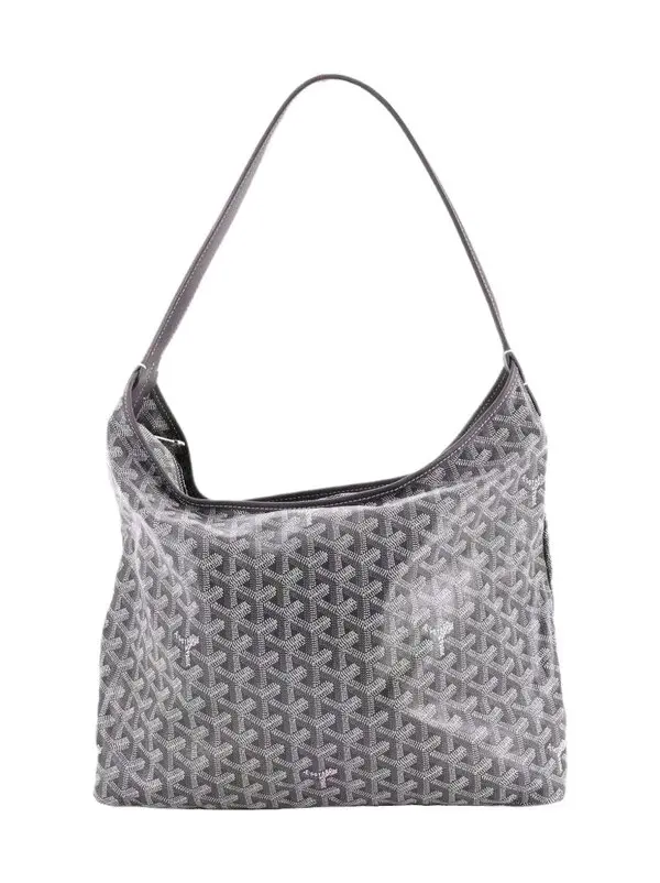 Goyard Boheme Coated Canvas Hobo Bag - Grey
