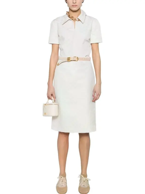 Gucci Gg Cotton Gabardine T-shirt - Neutrals