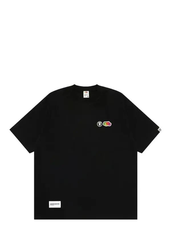 AAPE BY *A BATHING APE Logo-patch T-shirt - Neutrals