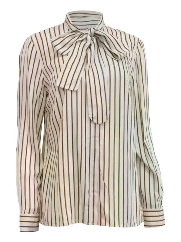 Akris Striped-pattern Blouse - Neutrals