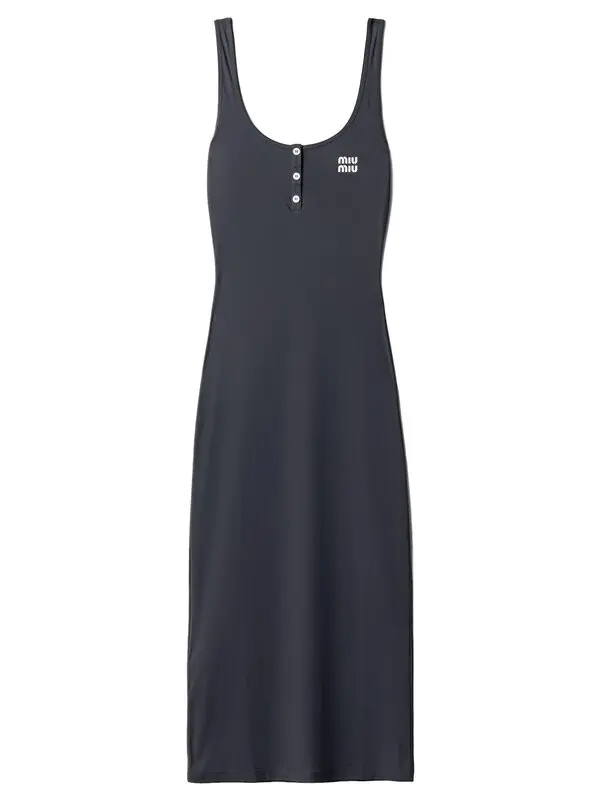 Miu Miu Stretch Jersey Dress - Hematite