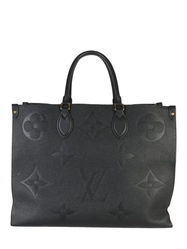 LOUIS VUITTON Giant Monogram Empreinte Onthego Gm - Black