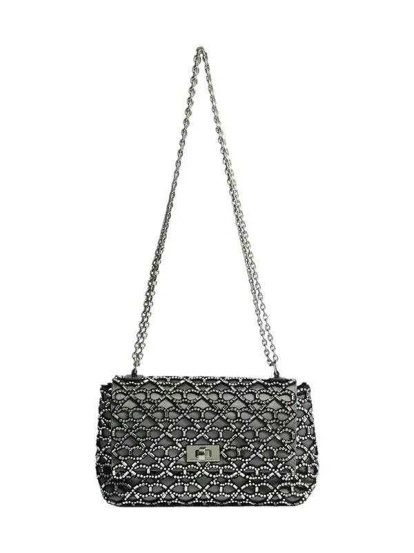 ANYA HINDMARCH Mini Glebe Embellished Crossbody Bag - Grey