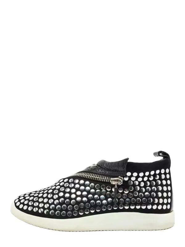 GIUSEPPE ZANOTTI Eve Stud-embellished Sneakers - Black