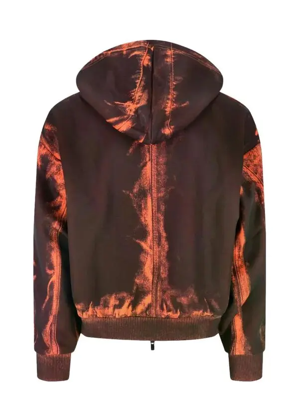 Adidas Zip-up Hoodie - Brown